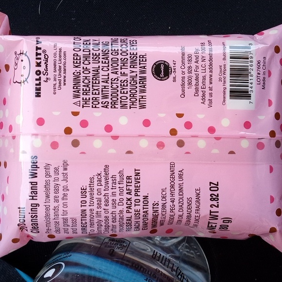 Hello Kitty | Accessories | Hello Kitty Sanrio Cleansing Hand Wipes 2 ...